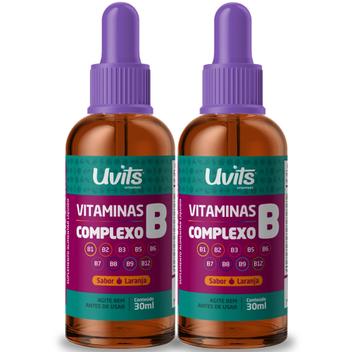 2 Suplemento Vitaminas Complexo B 30ml Gotas - Uvits - Complexo B - Magazine Luiza
