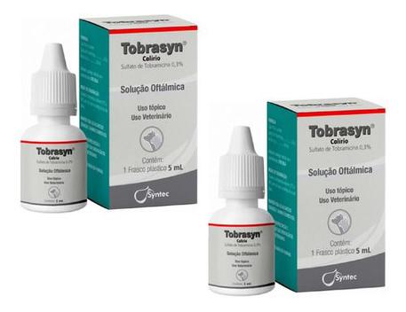 2 Tobrasyn Colirio 5ml Syntec (tobramicina) Envio Imediato - Farmácia ...
