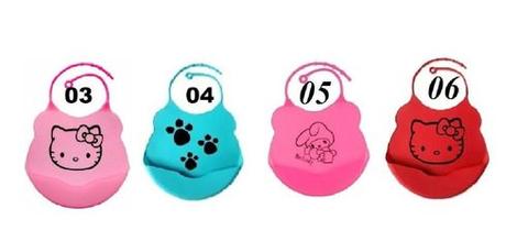 2 Unidades Babador Silicone Cata Migalha Impermeável Bebe - SHM ...