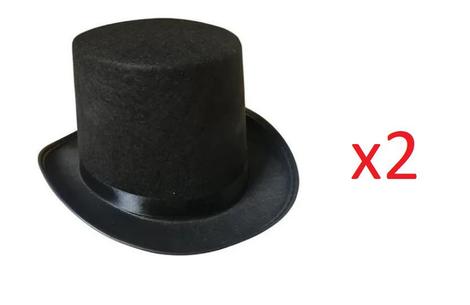 2 Unidades Cartola Chapéu Magico Preto Tamanho Único Adulto - Lynx ...