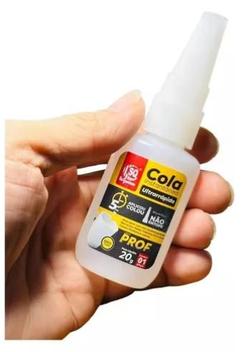 2 Unidades de Super Cola Instantânea SQ 20g Transparente - Cola ...