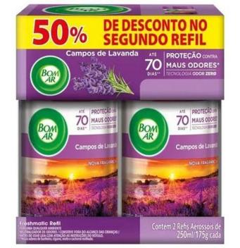 2 X Refil Bom Ar Lavanda P/ Aparelho Automático Freshmatic - AIR WICK ...