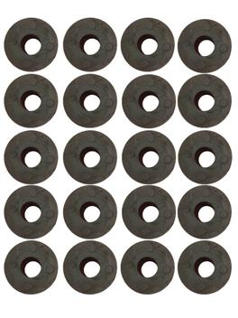 20 Buchas Plástica 2 Polegadas com Furo para Toldo Cortina Retrátil ...