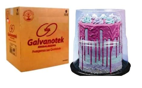 20 Embalagem Para Bolo Com Tampa Alta Galvanotek G-58 (1Cx) - Embalagem para Bolo - Magazine Luiza