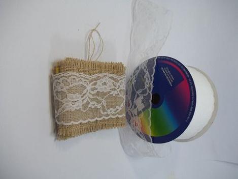 20 MTS Renda Largade poliamida com 7cm P/ Artesanato, Convite Etc ...