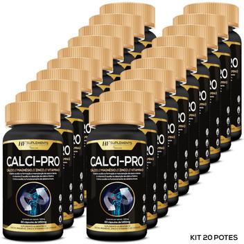 20X Calci-Pro Premium 1450Mg 60Caps Atacado - HF Suplements ...
