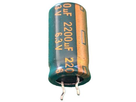 20x Capacitor Eletrolitico 2200uf/6,3v 105 10x20mm Teapo - Capacitor ...