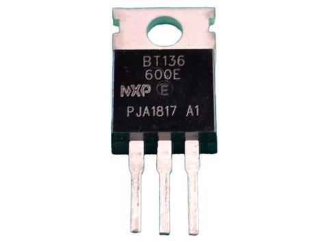 20x Transistor Bt136-600e Triac 4amp 600v Pre Nxp - Terminais Elétricos ...