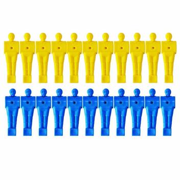 22 Bonecos de Pebolim 9/16" Passante Coloridos Várias Opções - Bilhares ...