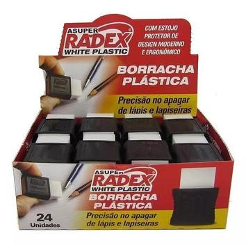 24 Borracha Plástica Asuper Radex White Plastic - Borracha Técnica - Magazine Luiza