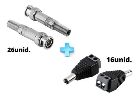 26 Bnc Intelbras E 16 P4 Macho Intelbras Pronta - Geral - Plug Macho ...