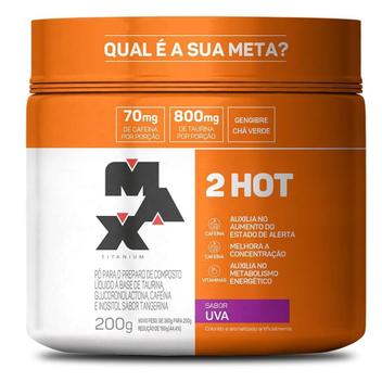 2HOT Termogenico Max Titanium 200g - Termogênico - Magazine Luiza