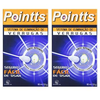2Un Pointts Aerossol De Eliminação De Verrugas De 80ml Cada - GENOMMA ...