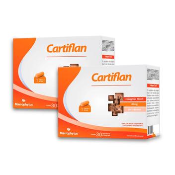 2x Cartiflan 475mg 30cáp Macrophytus Articulações - Colágeno - Magazine ...