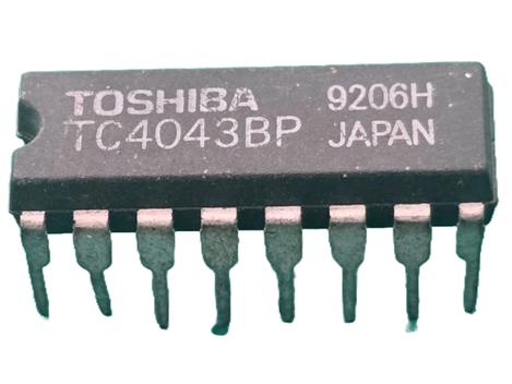 2x Circuito Integrado Cd4043bp Cd4043 = Tc4043 Toshiba - Materiais ...