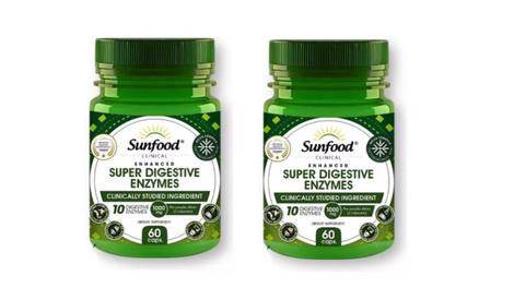 2x Enzimas Digestivas Super Digestive Enzymes Sfood 60 Cap - Clinical ...