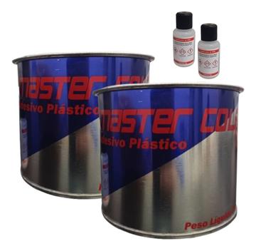 2x Massa Plástica Adesiva Para Porcelanato Granito Marmore - Master ...