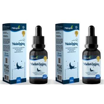 2x Melaton em Gotas 30ml Sabor Baunilha Melcoprol - Vitaminas A-Z ...