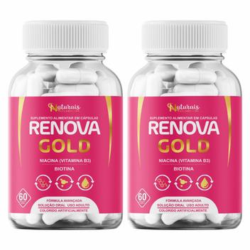 2x Renova Gold 120 Cápsulas Original - - Naturais Suplementos ...