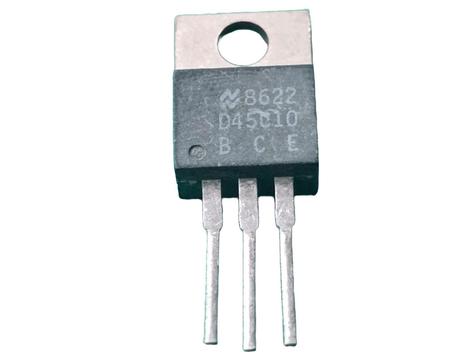 2x Transistor D45c10 Pnp 4amp 80v National - Transistor - Magazine Luiza