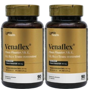 2x Venaflex - Vitamina b12 + Pinus Pinaster + Trans Resveratrol + Vit E ...