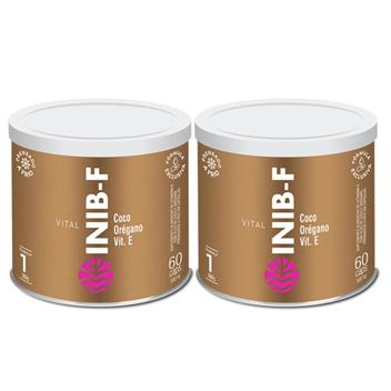 2x Vital Inib-F Vitamina E Óleo de Coco 60 Cápsulas - Vital Âtman ...