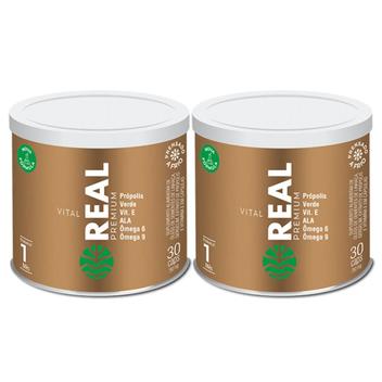 2x Vital Real Própolis Verde 750mg Vital Âtman 30 Capsulas - Sementes ...