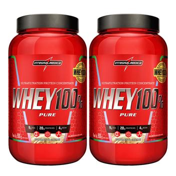 2x Whey Protein Concentrado Integralmedica Cookies And Cream 900g ...