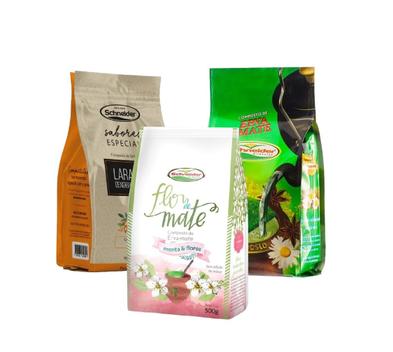 3 Erva Mate Chimarrão SCHNEIDER CAMOMILA LARANJA FLOR 500G - Erva Mate ...