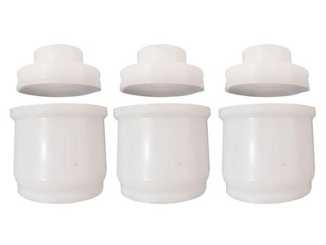 3 Formas Queijo Minas Padrão Cobocó Cpo500 Prensador Injesul - Forma de ...