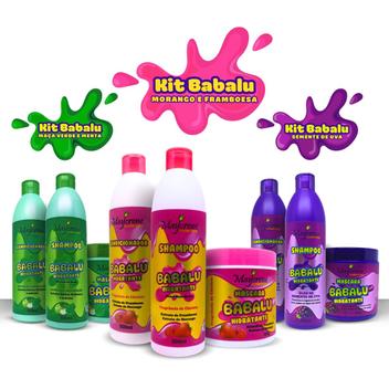 3 Kits Maycrene Babalu De Morango, Maça Verde E Uva - 9 Produtos ...