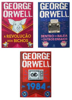 3 Livros George Orwell 1984 Revolução Bichos Dentro Baleia - Ciranda ...