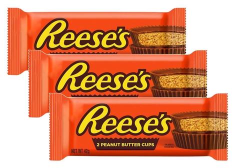 3 tortinha de chocolate com creme de amendoim reeses 42g - Chocolate / Barra de Chocolate ...