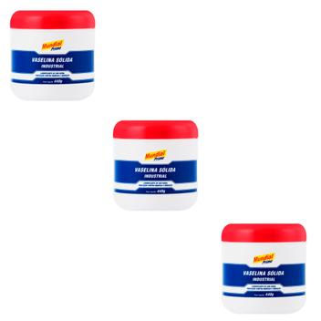 3 Unidade Vaselina Solida Em Pasta Industrial 440g - MUNDIAL PRIME ...