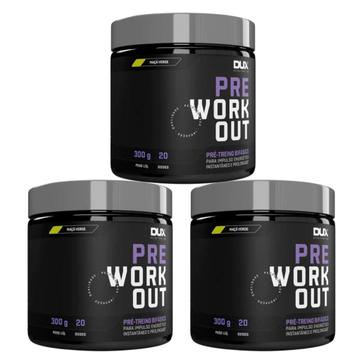 3 x Pré Treino - Pre Workout Original Dux Nutrition 300g (cada) - Pré ...