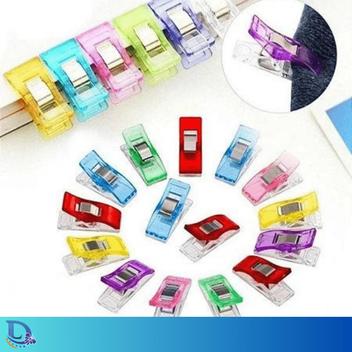 30 Clips Pregador Ou Grampo Para Costura Quilting Colorido - Moprin Utilidades - Prendedor de ...