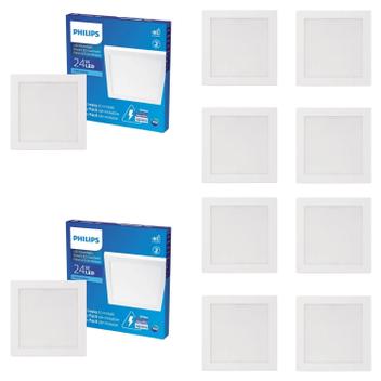 30 Painel Led Sobrepor Philips 24W Bivolt DL252 3000k 30x30 - Painel de ...