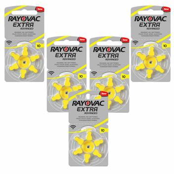 30 Pilhas Baterias 10 Pr70 Aparelho Auditivo Rayovac - Acessórios Auditivos - Magazine Lulojasweb