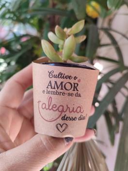 30 Rótulos Pará Suculenta frase Cultive o Amor Vaso 06 - Katu Paper ...