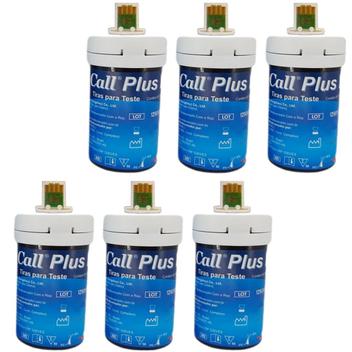 300 Tiras de Glicose On Call Plus 2 Fitas Reagentes p/ Medir Glicemia ...