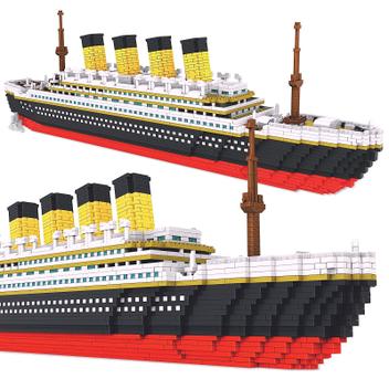 3800 + PCS Micro Blocks Titanic Model Building Set, Mini Building ...