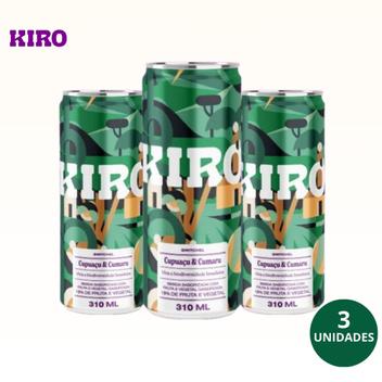 3x Kiro Bebida Gaseificada de Maracujá e Cúrcuma 310ml - Bebidas ...