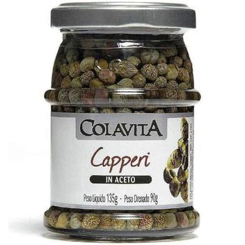 3X Mini Alcaparras Em Vinagre De Vinho Colavita 135G - Conservas ...