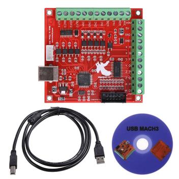 4 Axis Mach3 Stepper Motor Motion Motion Controller Breakout Board ...