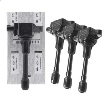 4 Bobinas Ignição Nissan Livina March Sentra Tiida Versa - Bobina de ...