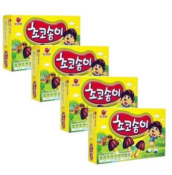 4 Choco Boy Biscoitos Cogumelo E Chocolate Zangle Orion 50g - Biscoito ...