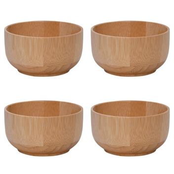 4 Mini Bowl em Bambu Resistente e Durável 10cm x 5,5cm - Mimo Style ...