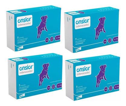 4 Onsior 10mg - Cães 5 A 10 Kg - Original - Envio Imediato - Elanco ...