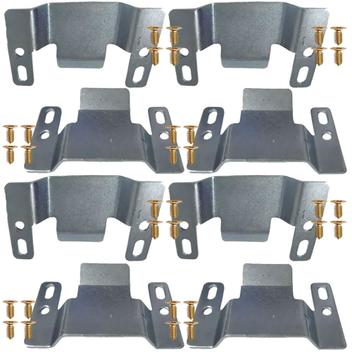 4 Pares - Fixadores Para Painel / Sofa / Cabeceira De Cama Encaixe ...