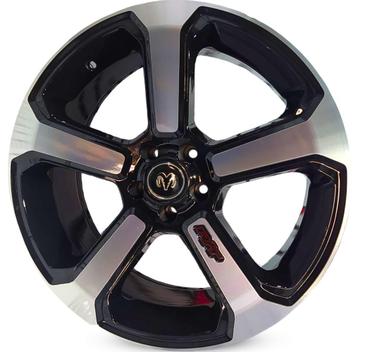4 rodas gt7 modelo ram rampage rt / aro 20x8,5 /(5x110) et27 ...